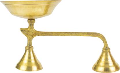 Spillbox Brass Kapoor Karpoor Karpuram Arati Aarti Arti Camphor Stand ...