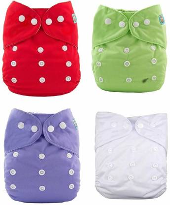 vsol All In One Size, Washable, Reusable, Adjustable, Solid Color ...