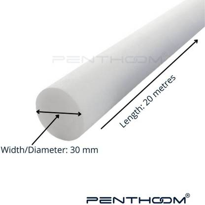 PENTHOOM Polyethylene Gap Filler Foam Sealant Backer Rod 30mm Thickness ...