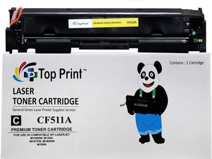 TOP PRINT CARTRIDGE 204A / CF511A Toner Cartridge Compatible with HP ...