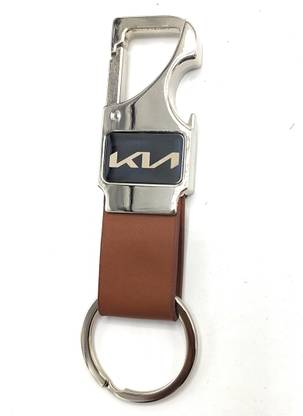 jdp KiA Cars New Logo Leather with Opner Metal Keychain | KIA Car ...
