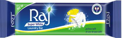 Raj Super White Laundry Soap , 1kg Detergent Bar Price in India - Buy ...