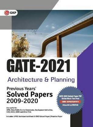Gate 2021 Architecture & Planning Previous Years' Solved Papers: Buy ...