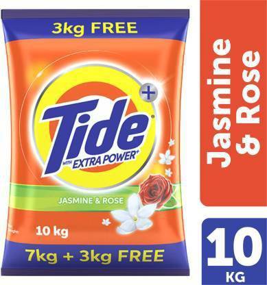 Tide Extra Power Washing Detergent Powder 7 kg (Jasmine & Rose) Detergent Powder Price in India ...