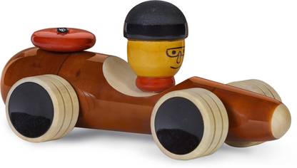 Folktales Handmade Wooden Vroom Toy 2 Wooden Toys for Kids age 1Y ...