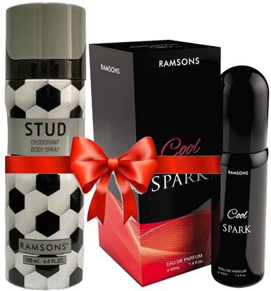 RAMSONS COMBO of Cool Spark Perfume 40ml + STUD Deodorant Spray 200ml ...