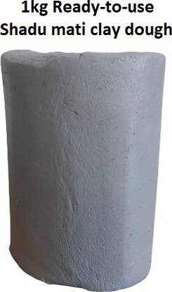 Ganesh Pottery Ready-to-use Shadu Mati Clay Dough Best for Eco-friendly ...