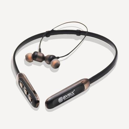 BYSIX BX30 Neckband- Magnetic Xtra Bass Ear Bud & Long Lasting Battery ...