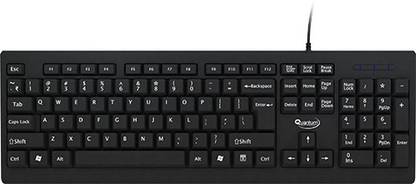 QUANTUM KEYBOARD USB QHM7406 Wired USB Standard Desktop Keyboard ...