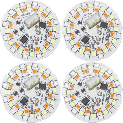 Nktronics 7 colour self changing dob led chip 200 volt AC pack of 4 pcs ...