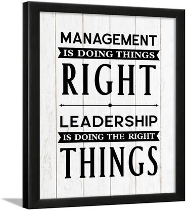 Leadership, Management Quotes - Office Quotes Frames - Motivational ...