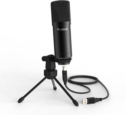 Fifine K730 UPPER PREMIUM Wired Microphone With USB Cable,Tripod Stand ...