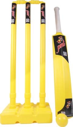 PARAMOUNT TOYS Plastic Cricket Kit with Cricket Bat-Ball and Stumps ...