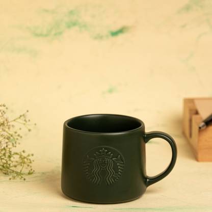 Starbucks Signature Matte Green Ceramic Coffee Mug Price in India - Buy ...