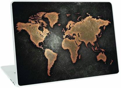 Galaxsia World Map Laptop Skin ( Design 7) vinyl Laptop Decal 14 Price ...