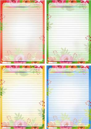 Flipkart.com | JHINTEMETIC Design - 018 One Side Ruled Multipurpose ...