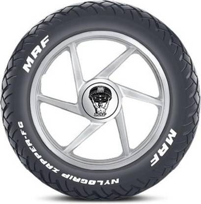 MRF 90/90-12 ZAPPER FG-TL 90/90-12 Front & Rear Two Wheeler Tyre Price ...
