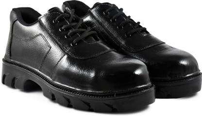 Joker Steel toe leather safety shoe Black Formal Safety shoes Steel Toe ...
