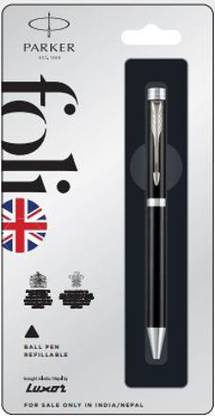LUXOR Parker Folio Standard With Stainless Steel Trim Ball Pen - Buy ...