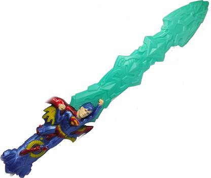 FLYmart Superman sword with light and music gives cool sound and light ...