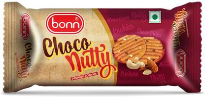 Bonn Choco Nutty Premium Cookies (Filled with Choco chips and Nuts ...