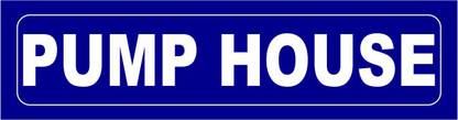 madhusigns Pump house Sign board in 3mm thick foam sheet in blue color ...
