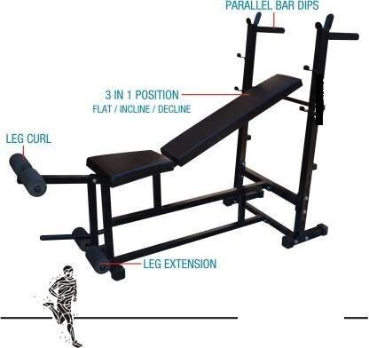 EXTREME FIT 2x2 Multipurpose Fitness Bench Price in India - Buy EXTREME ...
