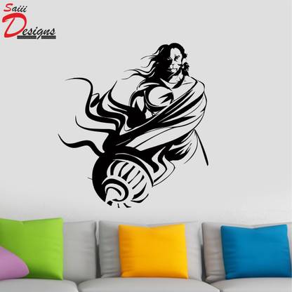 Decals Point 48 cm Hanuman ji bajrangbali Wall Sticker to add life to ...