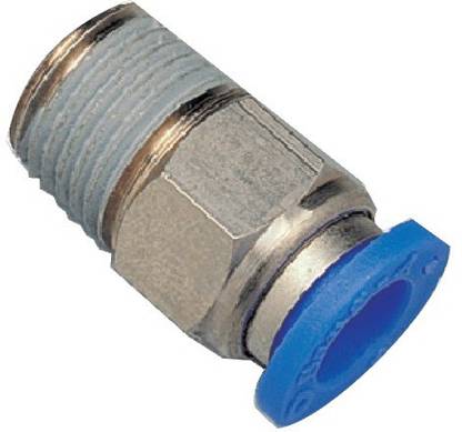 AKARI PC Male Straight CONNECTOR 10mm Tube OD X 3/8" Inch Male Thread ...