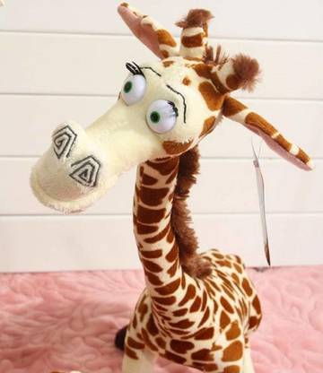 Cherubs Cute Madagascar Melman Giraffe Character Flexible Body Plush ...