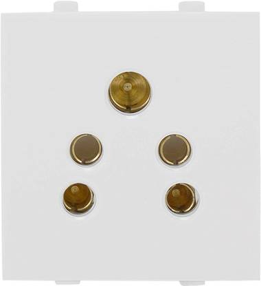 CONA MODULAR SOCKET 3 PIN| 6A | SOCKET PACK OF 4 | MODULAAR SOCKET ...