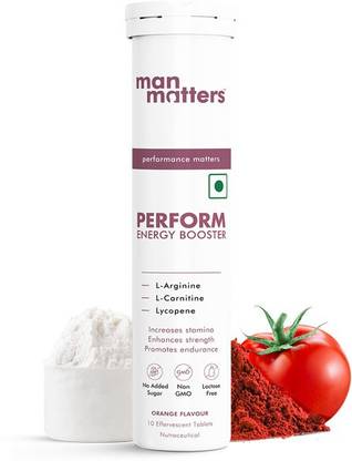 Man Matters Pre Workout Energy Booster for Men | L-Arginine,L-Carnitine ...