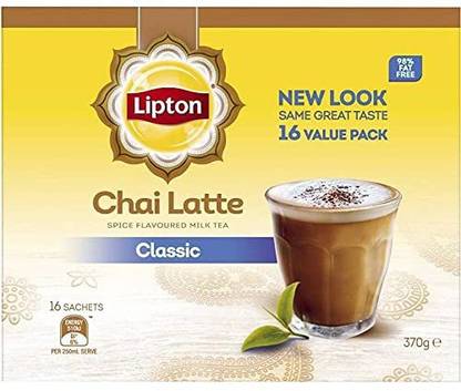 Lipton Classic Chai Latte Spice Flavoured Milk Tea 16 Sachets (Imported ...