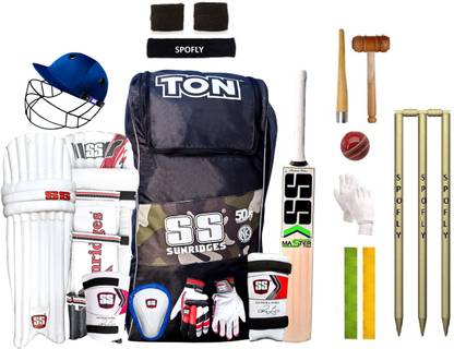 SS Economy Complete Kit Men's Size with Kashmir Willow Bat and Spofly ...
