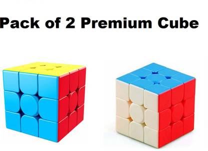Pzbg Cube 3x3 High Speed Premium Cube Puzzle (Pack of 2 Cube) - Cube ...