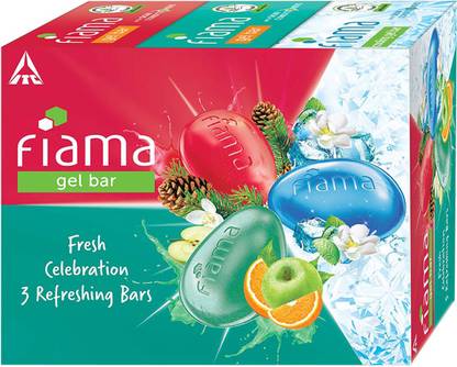 FIAMA Gel Bathing Bar Fresh Celebration Pack - Price in India, Buy ...