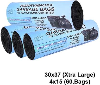 RGNRVIIMOXX OXO-Biodegradable Garbage Bags 30x37 Inches (Xtra Large ...