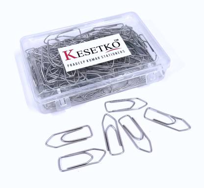 Flipkart.com | KESETKO Paper U Clip, Gem Clip 200 Piece 30 MM Stainless ...