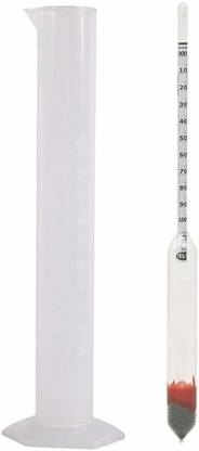 BOMBEY SCIENTIFIC PLASTIC MEASURING CYLINDER 250 ML. WITH GLASS ...