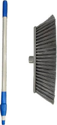 Runwet Mr Tall Brush with 4 feet Telescopic Rod for Floor Cleaning ...