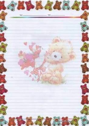 Flipkart.com | DSR One Side Ruled Designer Sheets One side A4 Size ...