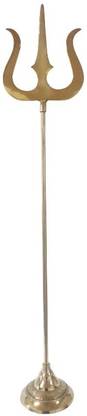 Gopala Exports Brass trishul Big Size | trishool 30 inches Large Long ...