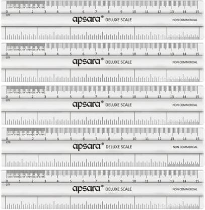 Flipkart.com | APSARA Deluxe Scale 15cm Ruler - Plastic Scale