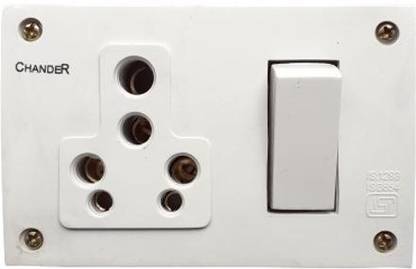 SHREE SWITCH SOCKET COMBINED WITH BOX | 16A -240V AC | POLYCARBONATE ...