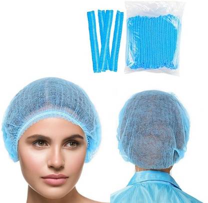 Control D Disposable Hair Nets Blue Hair Net Non Woven Surgical Caps ...