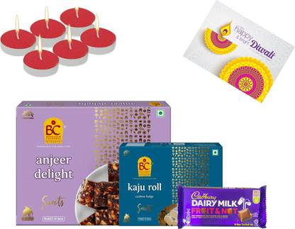 BHIKHARAM CHANDMAL - Diwali Gifts Combos - Anjeer Delight 250 - Kaju ...