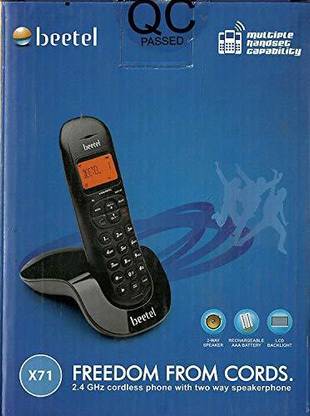 Beetel X71 Cordless Landline Phone with Answering Machine Price in ...