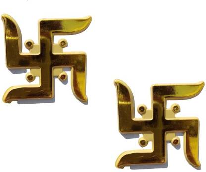 CRAZECULTURE 6 cm XII17-HY-Swastika Stickers for Wall/Door Decoration ...
