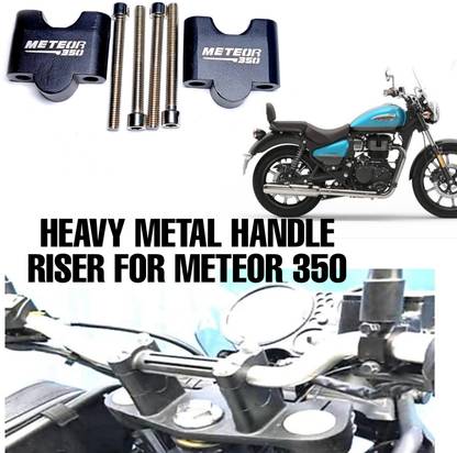 imad HANDLE RISER FOR METEOR 350 Handlebar Hand Guard Price in India ...