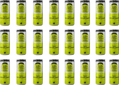 SUN CRUSH Sparkling Imperial Orginal Bitter Lemon Can Price in India ...